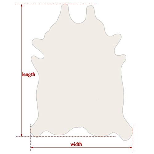 RODEO Light Tan/Brown Brindle Cowhide Rug Size XL/XXL Cow Skin Rug Hides (7x8)
