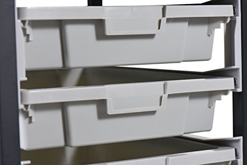 LUXOR MBS-SR-8S Mobile Bin System - Single Row