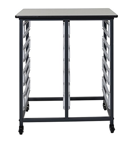 LUXOR MBS-SR-8S Mobile Bin System - Single Row