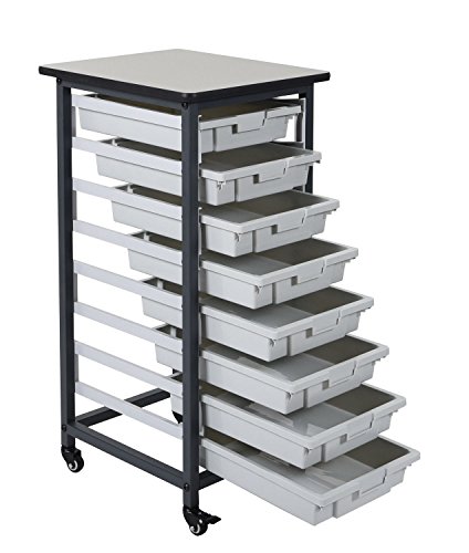 LUXOR MBS-SR-8S Mobile Bin System - Single Row
