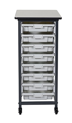 LUXOR MBS-SR-8S Mobile Bin System - Single Row