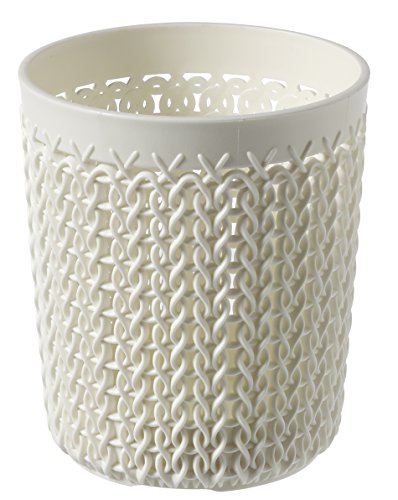 Curver Round Knit Storage, 9,9 x 9,9 x 11,2 cm, Off- White