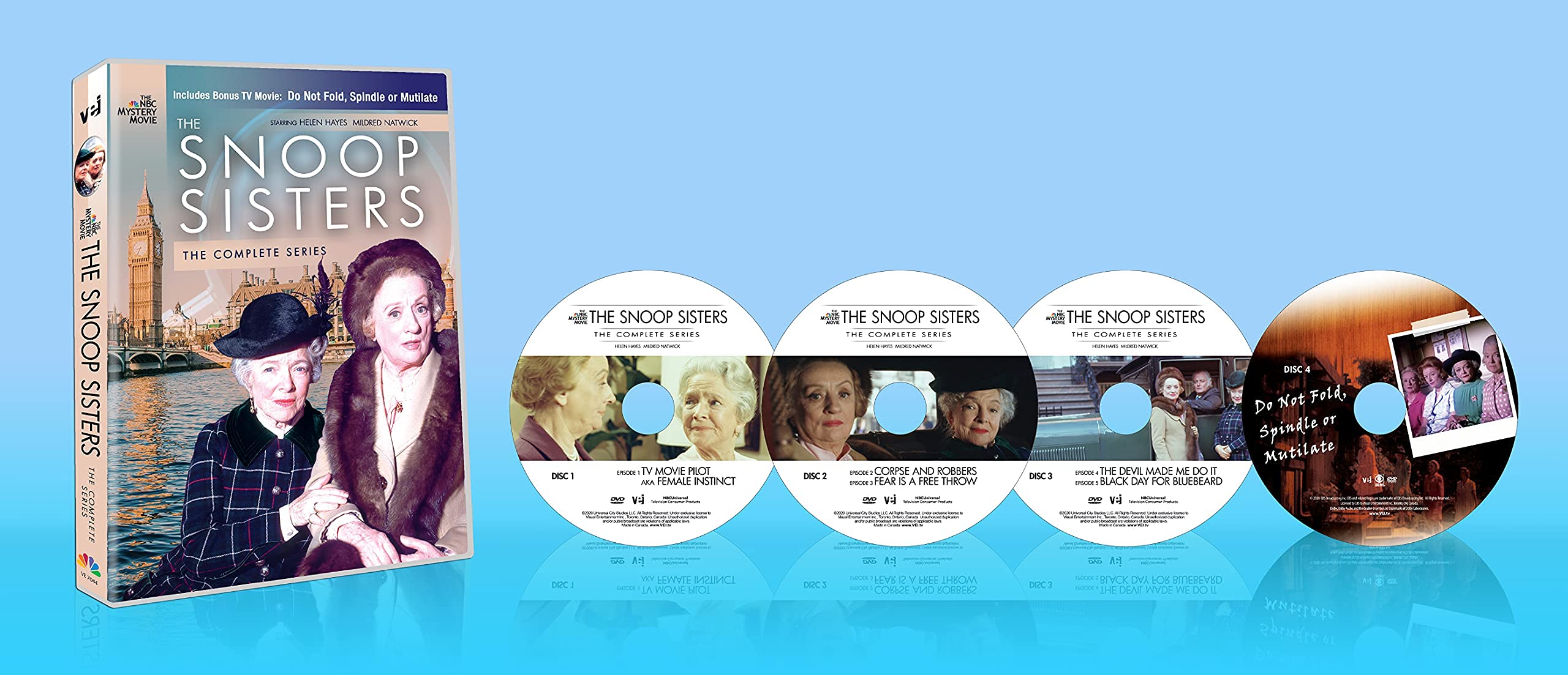 The Snoop Sisters: The Complete Series. Bonus: RARE TV Movie: Do Not Fold, Spindle or Mutilate
