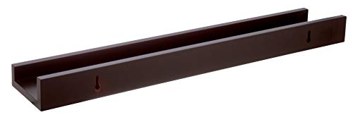 kieragrace Edge Picture Frame Floating Ledge, 23" x 4", Espresso