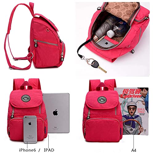 Echofun Nylon Mini Casual Waterproof Backpack Shoulderbag Rucksack Travel Bag Daypack for Girls Womens