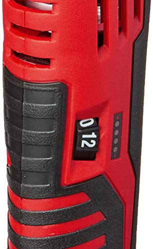 Milwaukee 2426-20 M12 12 Volt Redlithium Ion 20,000 OPM Variable Speed Cordless Multi Tool with Multi-Use Blade, Sanding Pad, and Multi-Grit Sanding Papers (Battery Not Included, Power Tool Only)