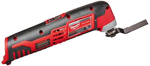 Milwaukee 2426-20 M12 12 Volt Redlithium Ion 20,000 OPM Variable Speed Cordless Multi Tool with Multi-Use Blade, Sanding Pad, and Multi-Grit Sanding Papers (Battery Not Included, Power Tool Only)
