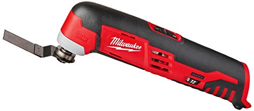Milwaukee 2426-20 M12 12 Volt Redlithium Ion 20,000 OPM Variable Speed Cordless Multi Tool with Multi-Use Blade, Sanding Pad, and Multi-Grit Sanding Papers (Battery Not Included, Power Tool Only)