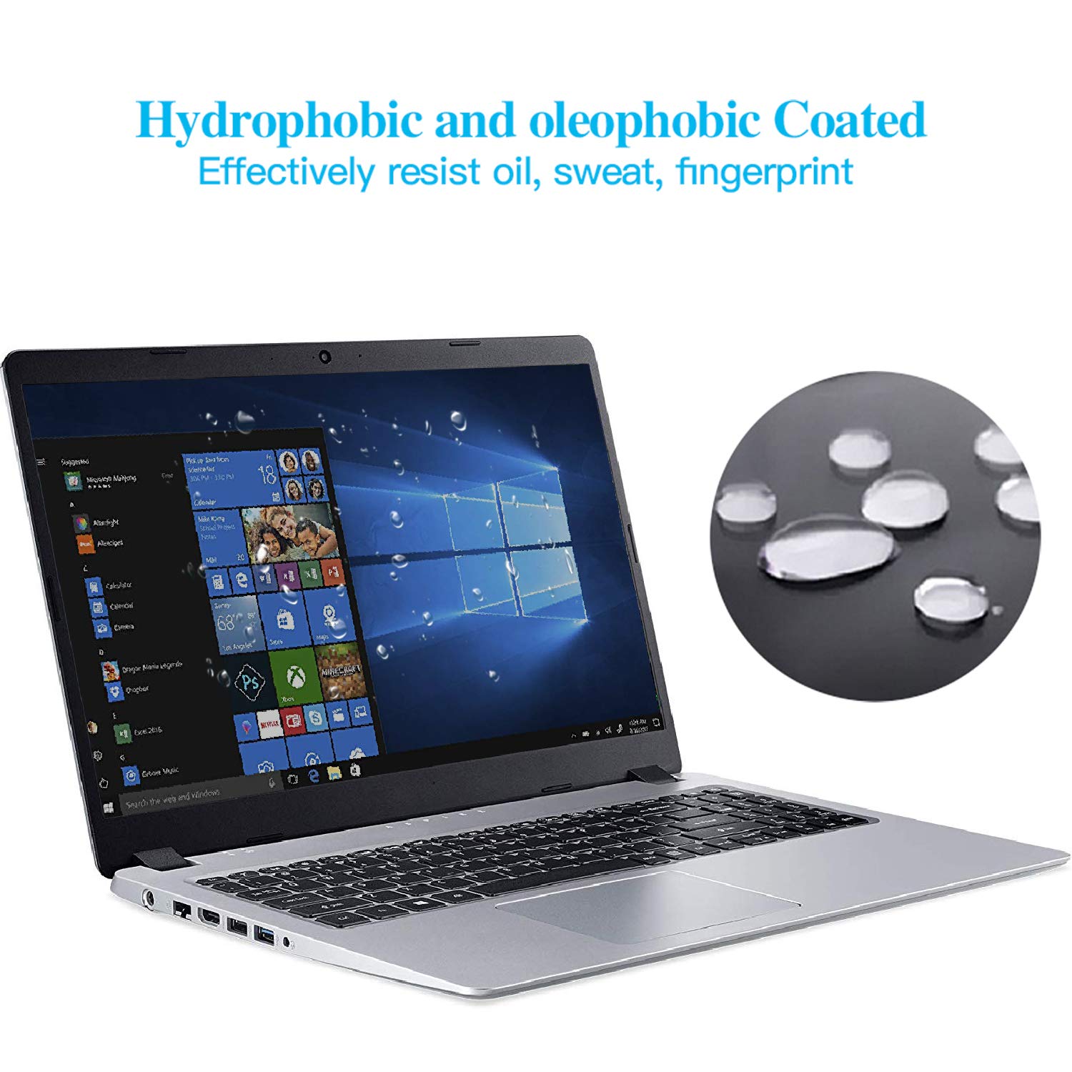 F FORITO 2-Pack 15.6 Inch Laptop Anti Glare(Matte) Screen Protector Cover for All 15.6 inch 16:9 Aspect Ratio Screen Laptop, Scratch Proof, Dust-Proof and Fingerprint Resistant