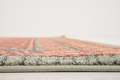 Unique Loom Sahand Collection Traditional Geometric Classic Light Blue Area Rug (7' 0 x 10' 0)