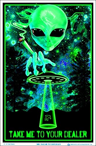Take Me To Your Dealer Blacklight Poster 23 x 35in