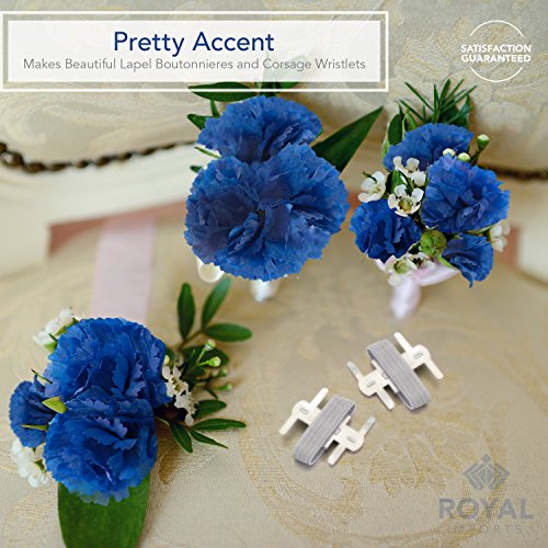 Royal Imports Artificial Carnations, Silk Faux Flowers, for Funeral Arrangements, Wedding Bouquets, Cemetery Wreaths, DIY Crafts - 100 Single 5" Stems - Green