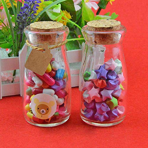 Brajttt 30Pcs Glass Favor Jar With Cork Lids,multifunctional,great decoration(100 ML,3.4OZ)