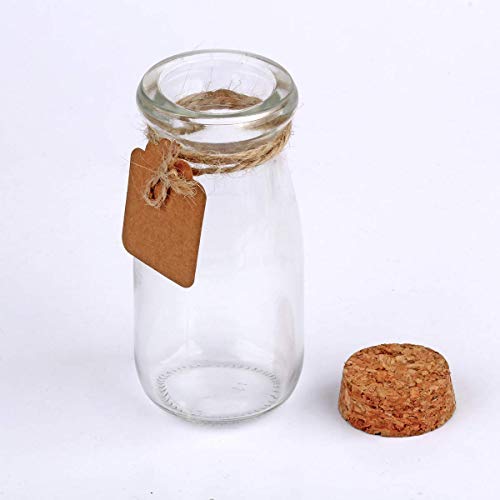 Brajttt 30Pcs Glass Favor Jar With Cork Lids,multifunctional,great decoration(100 ML,3.4OZ)