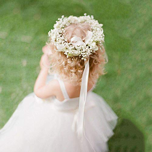 Veryhome 10PCS 30 Bunches White Babys Breath Flowers Artificial White Fake Flowers Gypsophila DIY Floral Bouquets Arrangement Wedding Home Decor(VASE NOT Included)