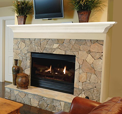 Pearl Mantels 618-60 Crestwood Mantel Shelf, 60-Inch, White