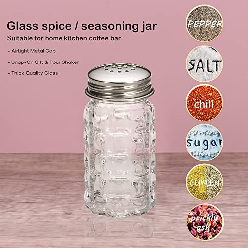 1st Choice FBA_BCK31360 Retro Style Salt and Pepper Shakers with Stainless Tops (2), 1, Original Version