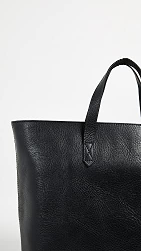 Madewell Women's The Zip-Top Transport Carryall, Black/Black, One Size