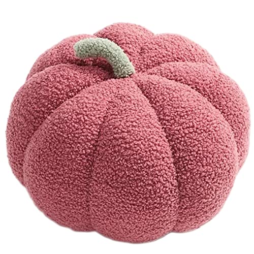TAPARU Chair Cushions Portable Pumpkin Throw Pillow Cute Stuffed Plush Toy Sofa Cushion (Color : Pink, Size : Medium)