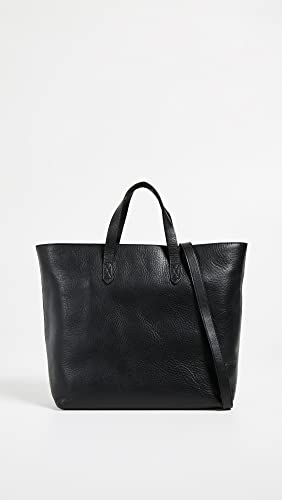 Madewell Women's The Zip-Top Transport Carryall, Black/Black, One Size