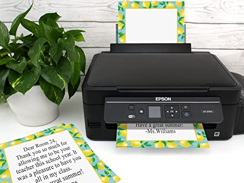 Teacher Created Resources Lemon Zest Computer Paper, 8.5" x 11", 50 Sheets
