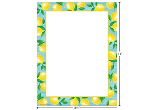 Teacher Created Resources Lemon Zest Computer Paper, 8.5" x 11", 50 Sheets