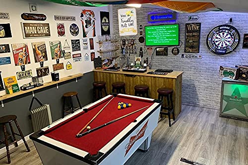 GCOCL Tullamore Dew Irish Whiskey Logo Retro Wall Decor Bar Man Cave Metal Tin Sign 8x12in