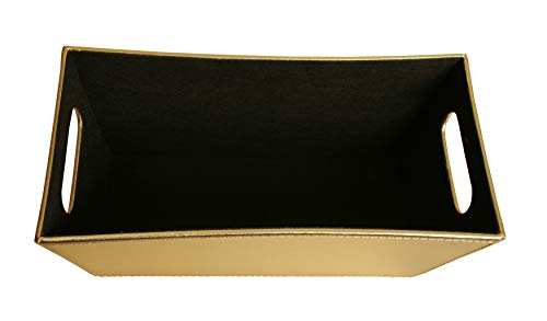 Wald Imports Gold Faux Leather Tote