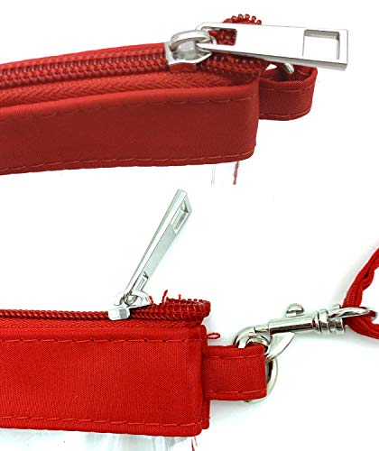 VIEEL New Clear Tote Bag, Crossbody Purse Bag, Adjustable Shoulder Strap (Red)
