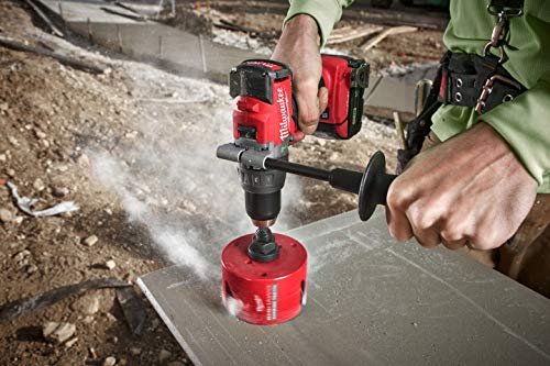 Milwaukee 49-56-9295 BIG HAWG Carbide Hole Saw (2-1/8, 2-9/16, 3, 3-5/8, 4-5/8 Inches) Kit (9-Piece) with PACKOUT Case