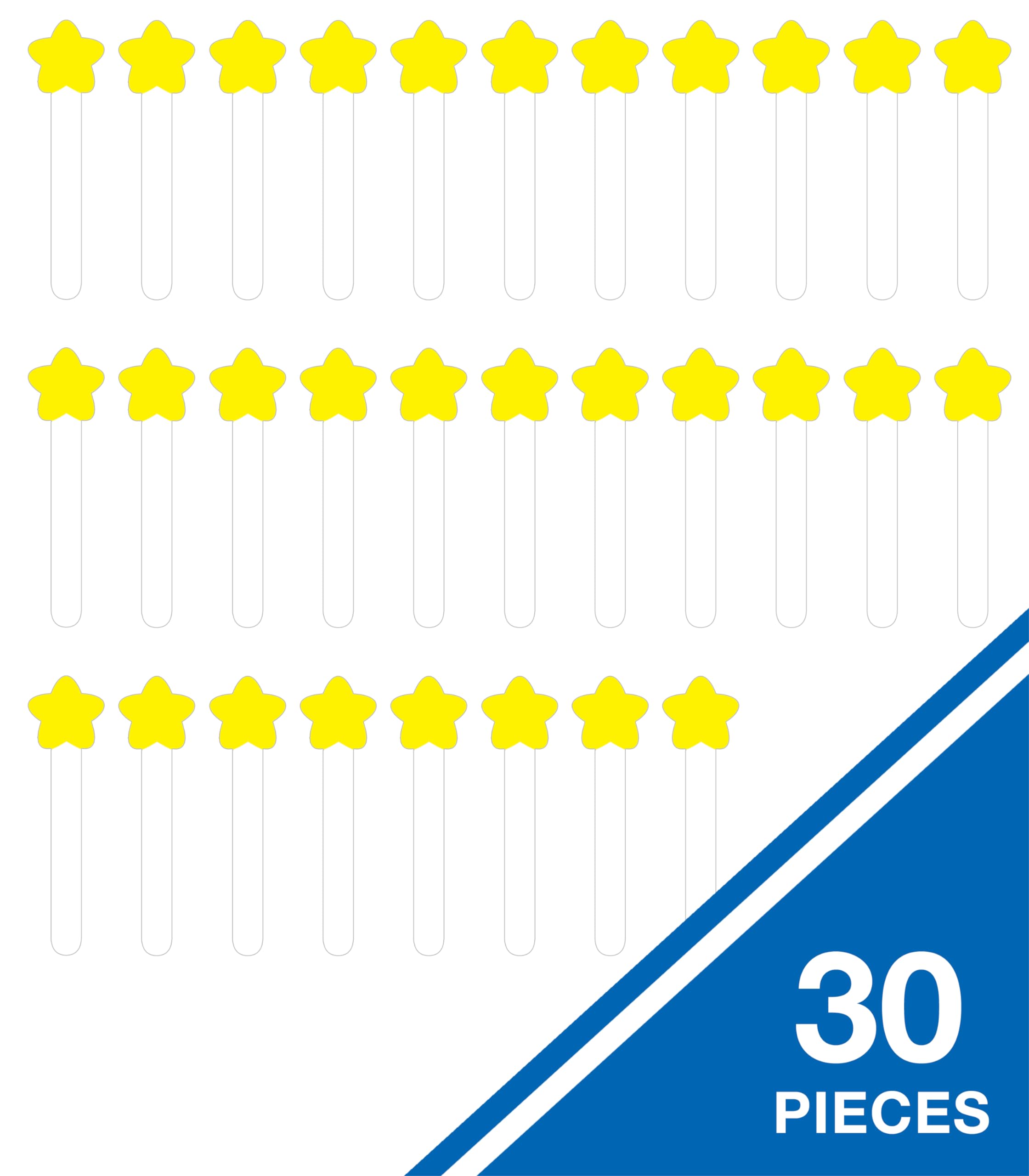 Carson-Dellosa Star Sticks Manipulative (146001), Yellow/White