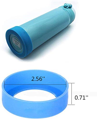 MIAO YUAN 20PCS 65mm Protective Cup Mat Silicone Sleeve Heat-Resistant Water Bottle Holder Insulation Mat Non-Slip Cup Mug Coaster