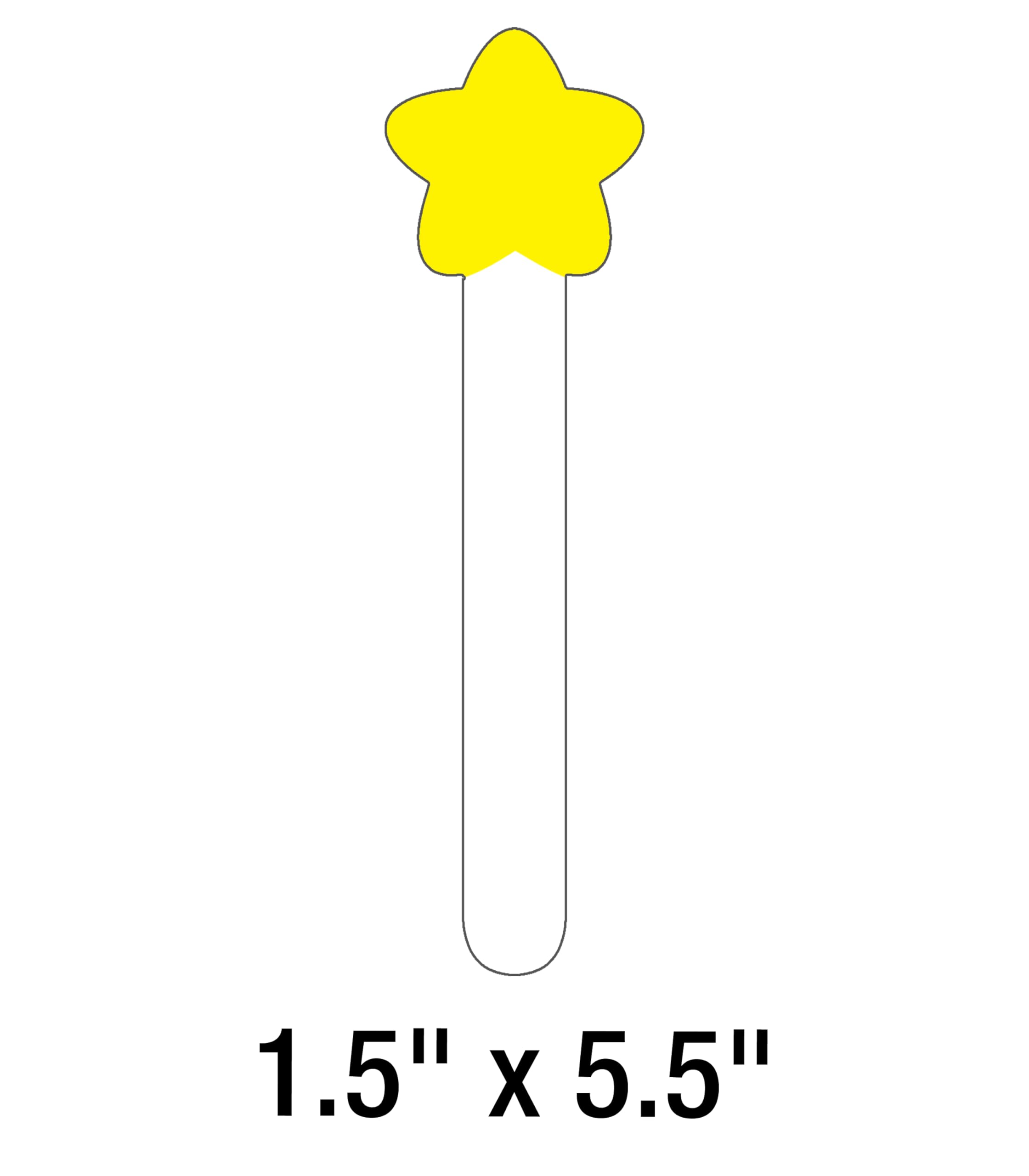 Carson-Dellosa Star Sticks Manipulative (146001), Yellow/White