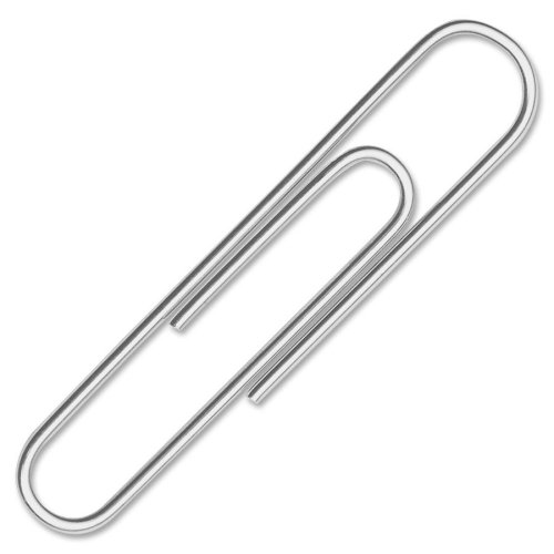Wholesale CASE of 25 - ACCO Economy Paper Clips-Paper Clips, Regular, .033 Gauge, 100/BX, 10BX/PK, Silver