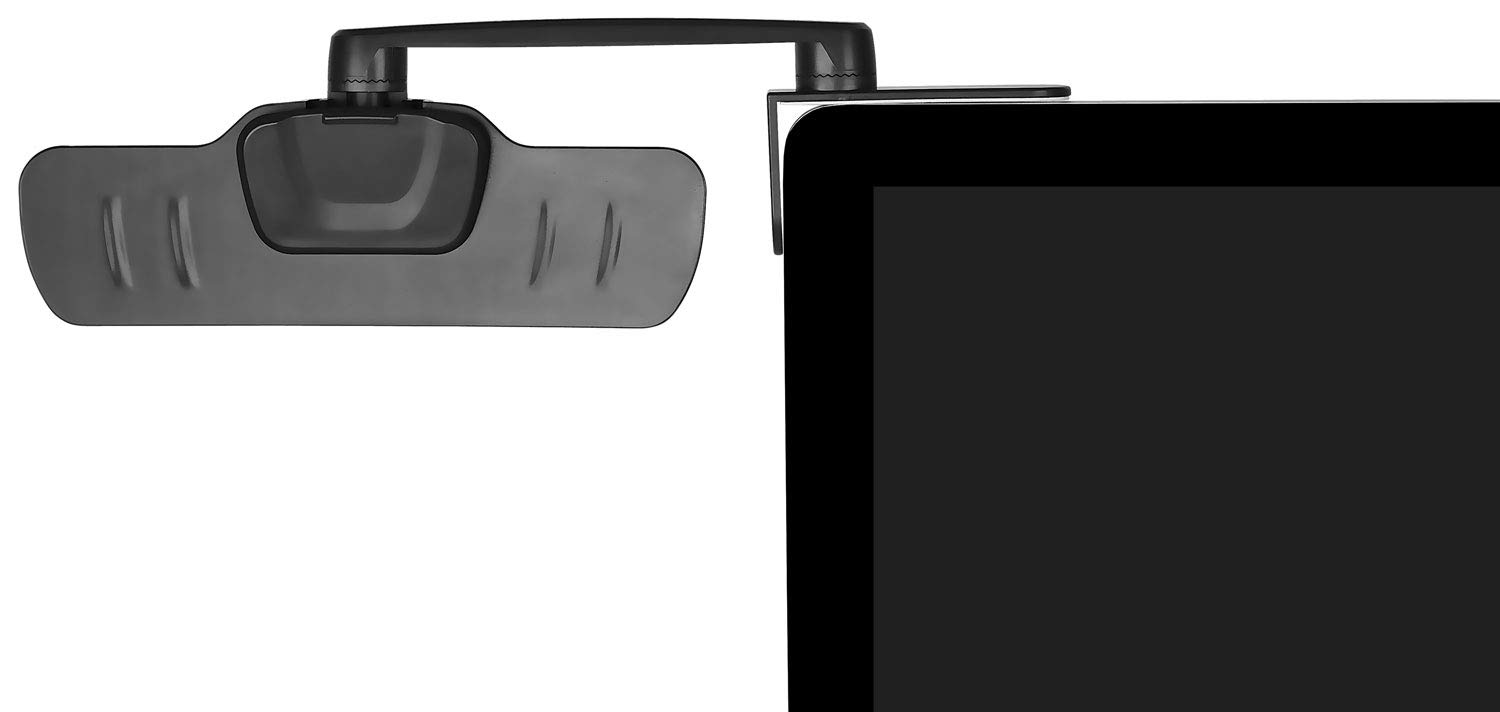 Mount-It! Monitor Document Holder Clip - Paper and Copy Holder Attachment for Typing with 3M Adhesive Sticker, Swivel 360 Degrees, Left and Right Side Mounting (MI-9005)