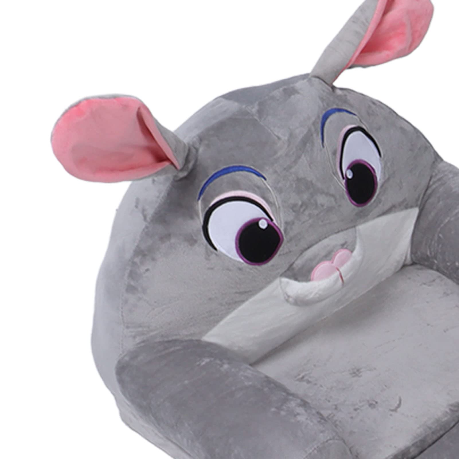 Estink Kids, Foldable Kids Couch Cute Cartoon Soft Children Folding Sofa Bed Play with Armrests Chair for Home Bedroom Playroom (3 Layers)