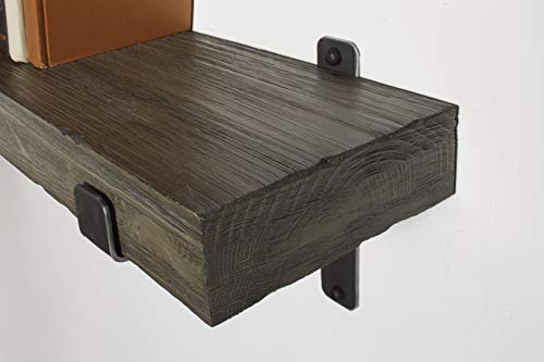 Martin Furniture Ws Rustic Wall Shelf, 30", Gray