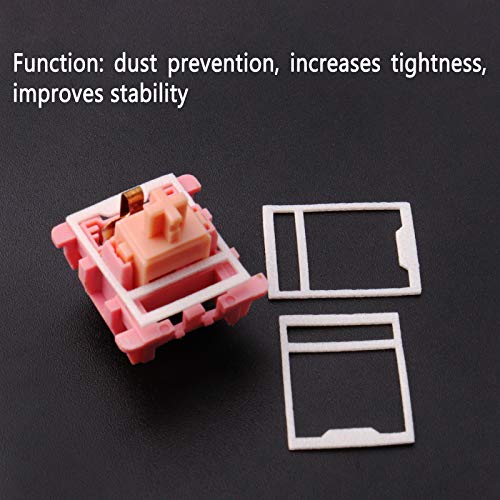 Gliging 120Pcs/Set MX Switch Films Mechanical Keyboard Switches stabilizer Switch Film Repair for Cherry MX kailh Gateron Switch