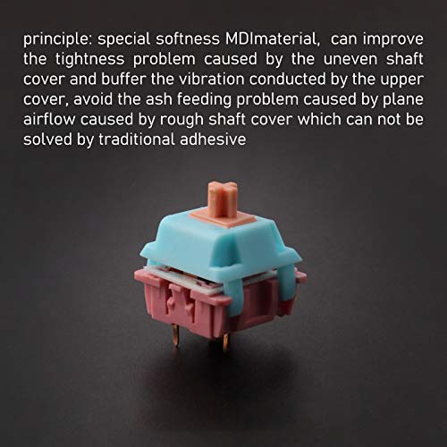 Gliging 120Pcs/Set MX Switch Films Mechanical Keyboard Switches stabilizer Switch Film Repair for Cherry MX kailh Gateron Switch