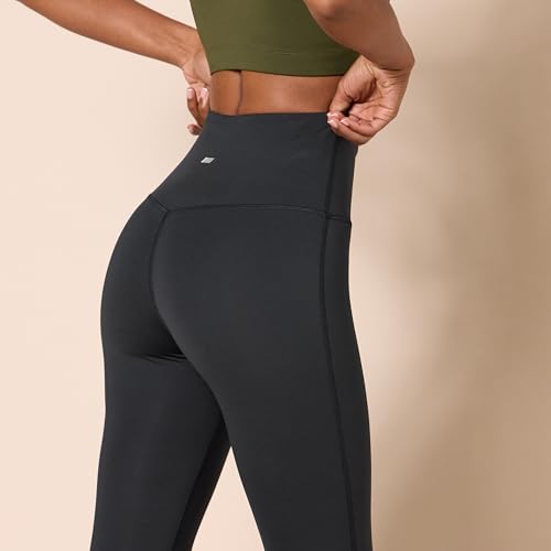 Amazon Essentials Workout Leggings for Women, High-Rise Active Sculpt Athleisure, Available in Plus Size, Black, Large