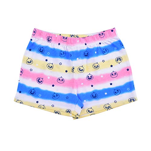 Nickelodeon Baby Shark Girls’ T-Shirt, Tank Top and Short Set for Infant and Toddler – Pink/Blue Or Multicolor/Grey/Blue