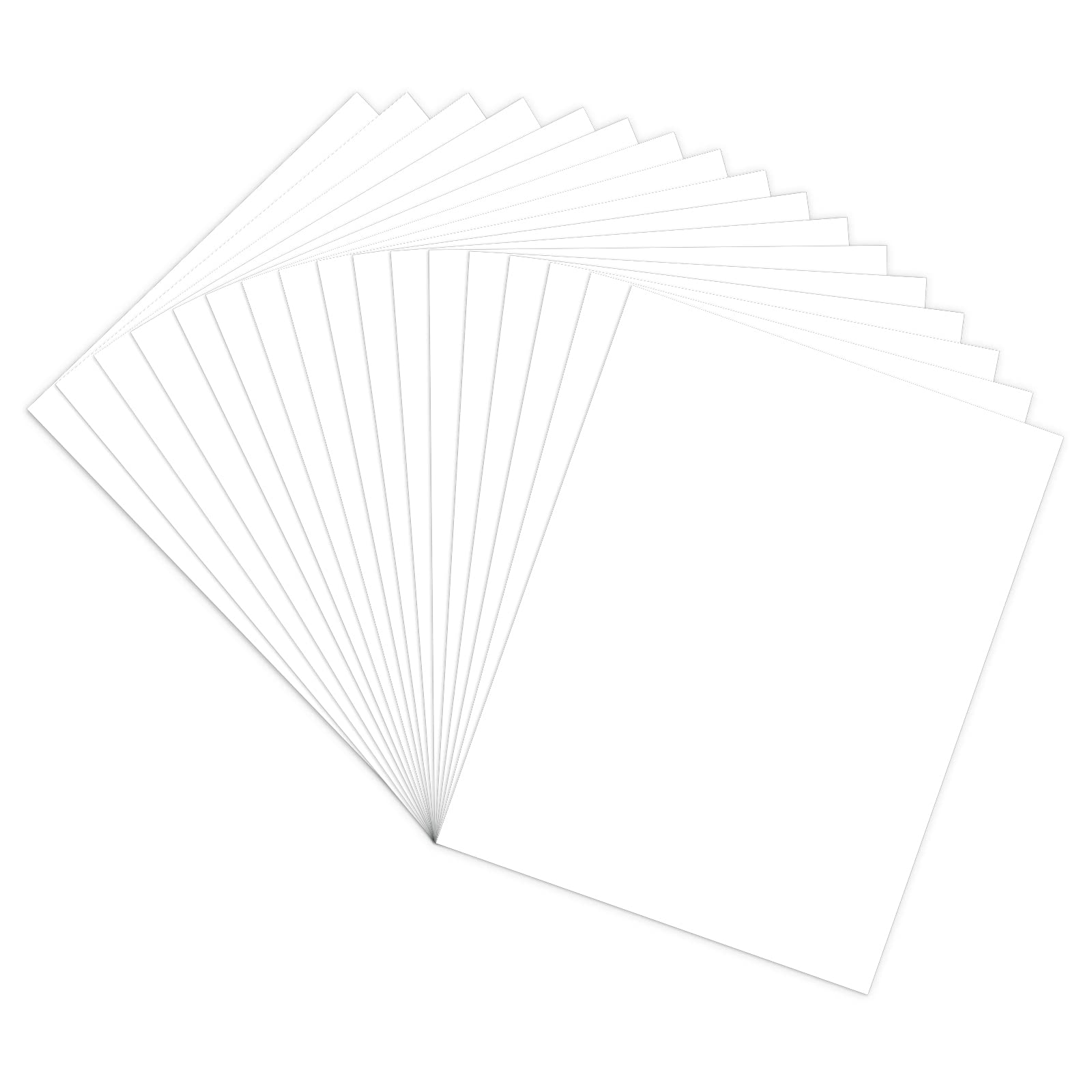 15 Sheets White Cardstock 8.5 x 11, 250gsm/92lb Thick Paper Cardstock Paper for Invitations, Crafts, Card Making, Printing, Wedding, Drawing, Scrapbook Supplies