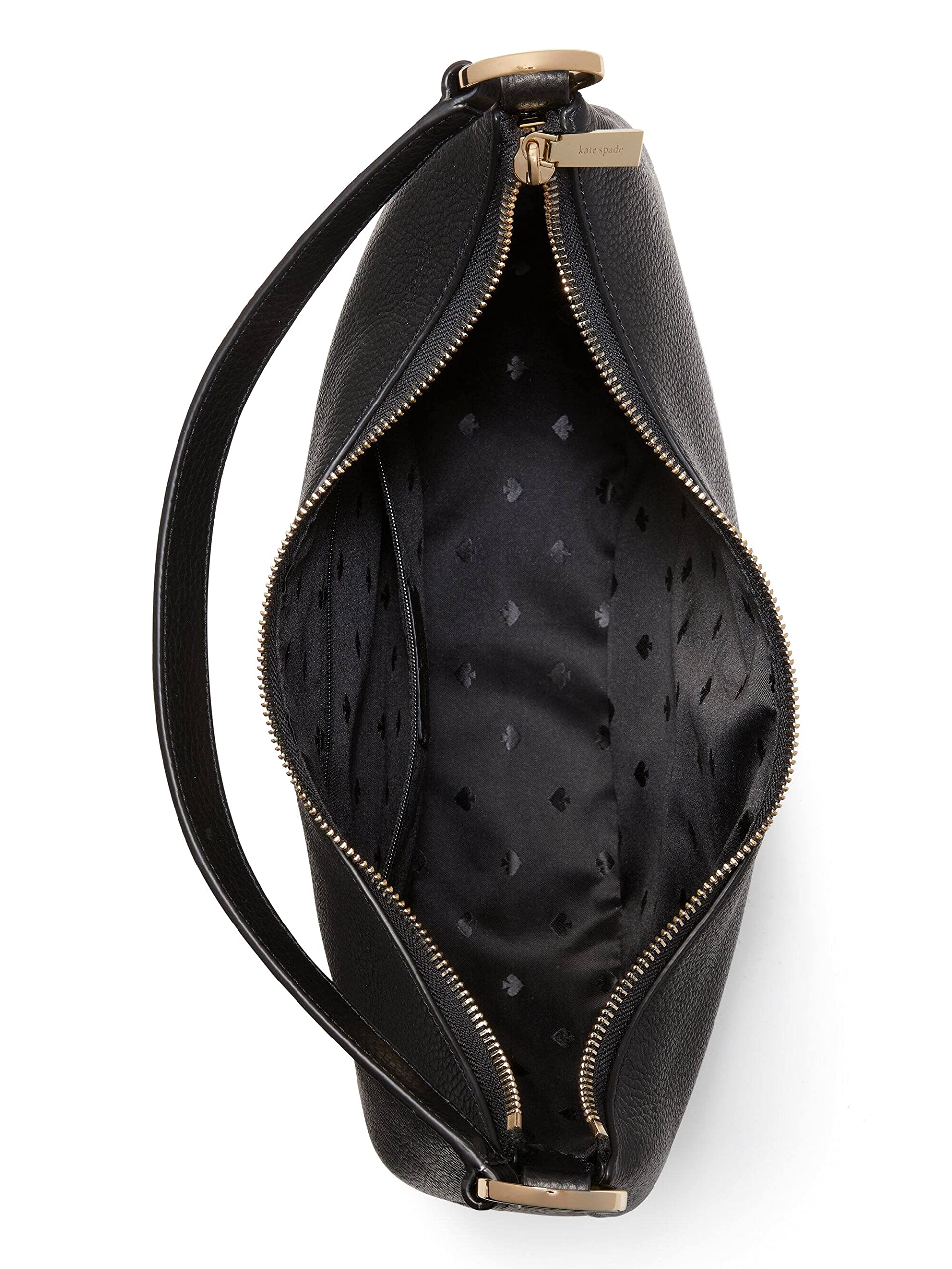 Kate Spade Weston Leather Shoulder Crossbody Bag Purse Handbag (Black)