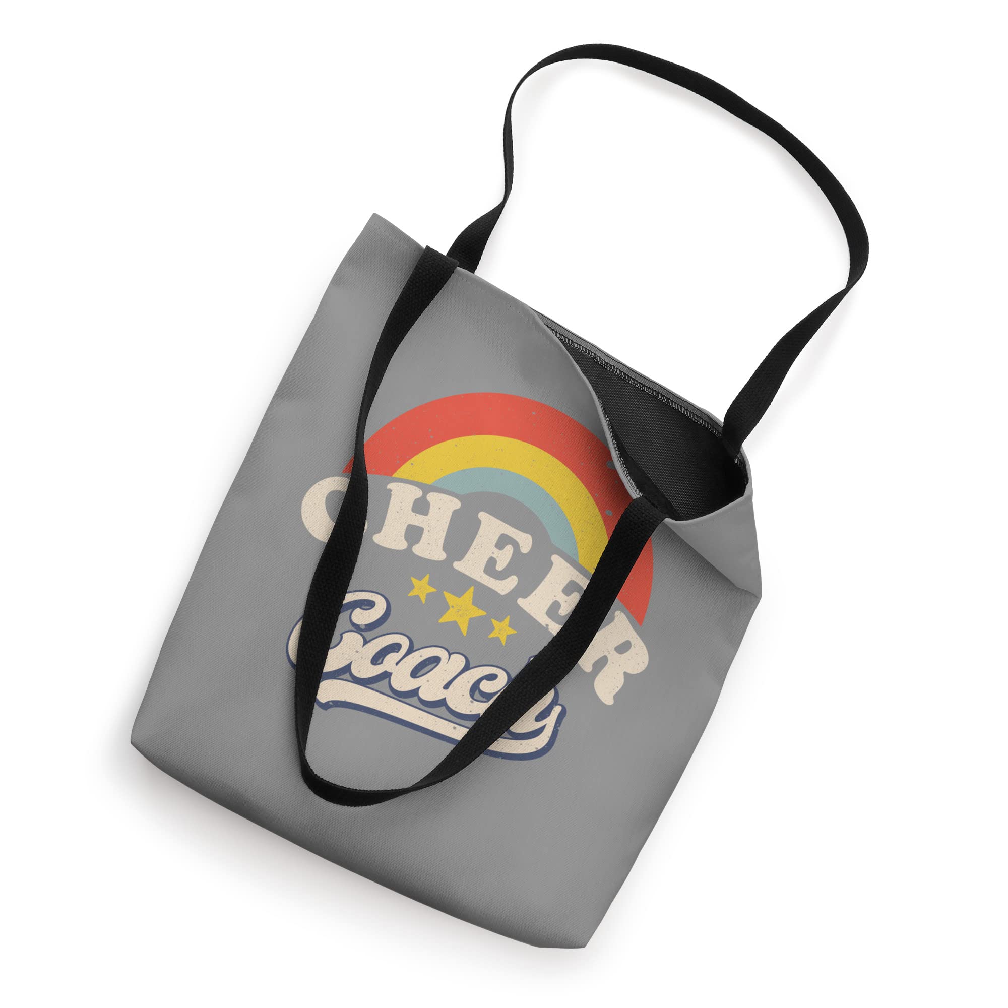 Retro Cheerleader Cheerleading Cheer Coach Tote Bag