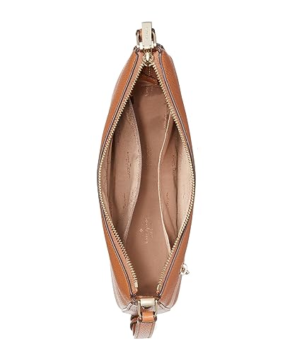 Kate Spade New York crossbody bag for women Leila top zip purse handbag for women, Warm ginger, Medium