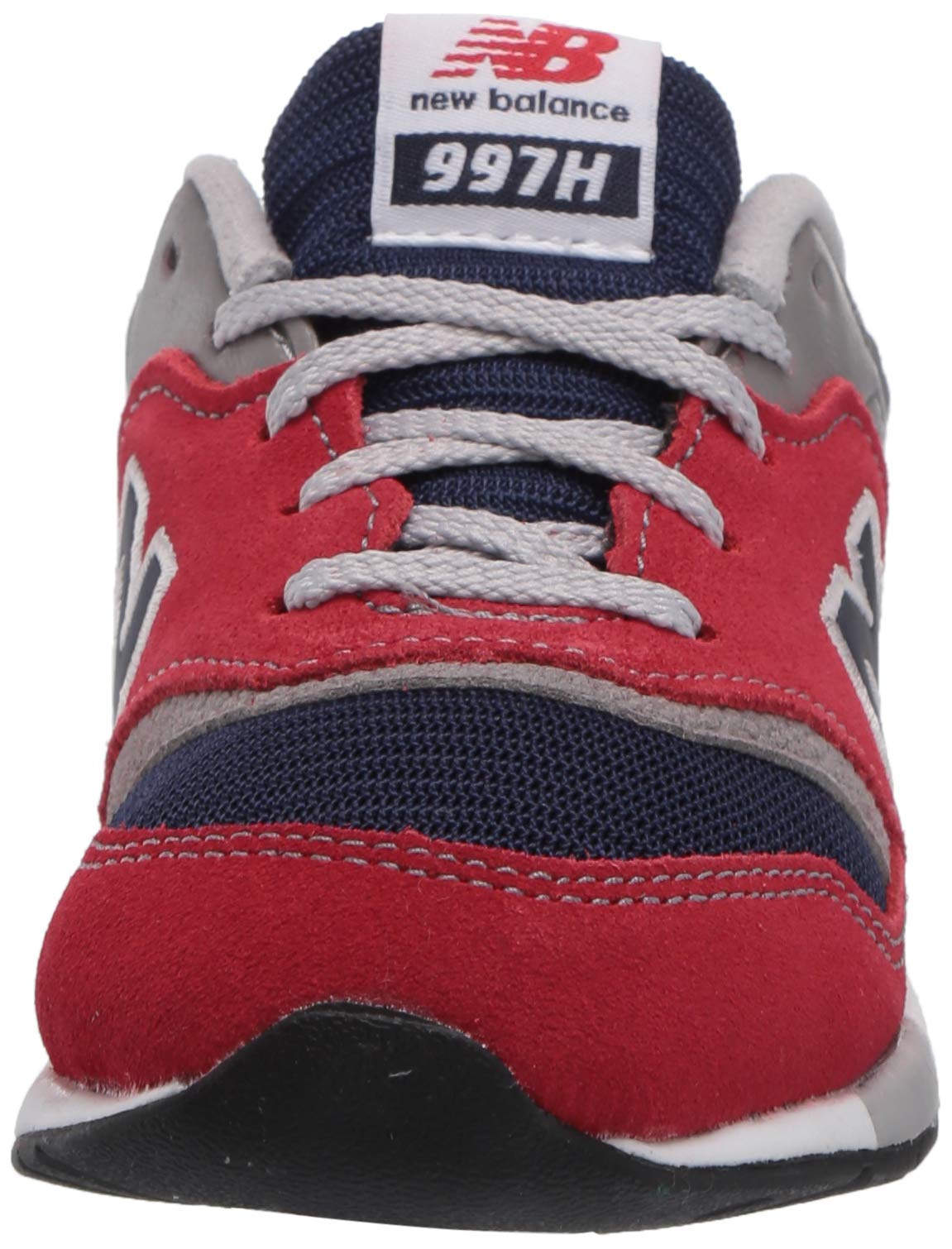 New Balance Kid's 997h V1 Lace-up Sneaker, Team Red/Pigment, 2 Wide Infant