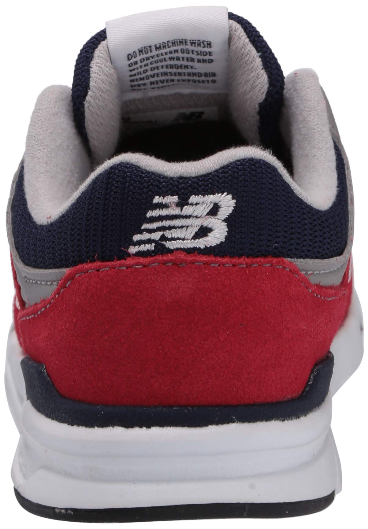 New Balance Kid's 997h V1 Lace-up Sneaker, Team Red/Pigment, 2 Wide Infant
