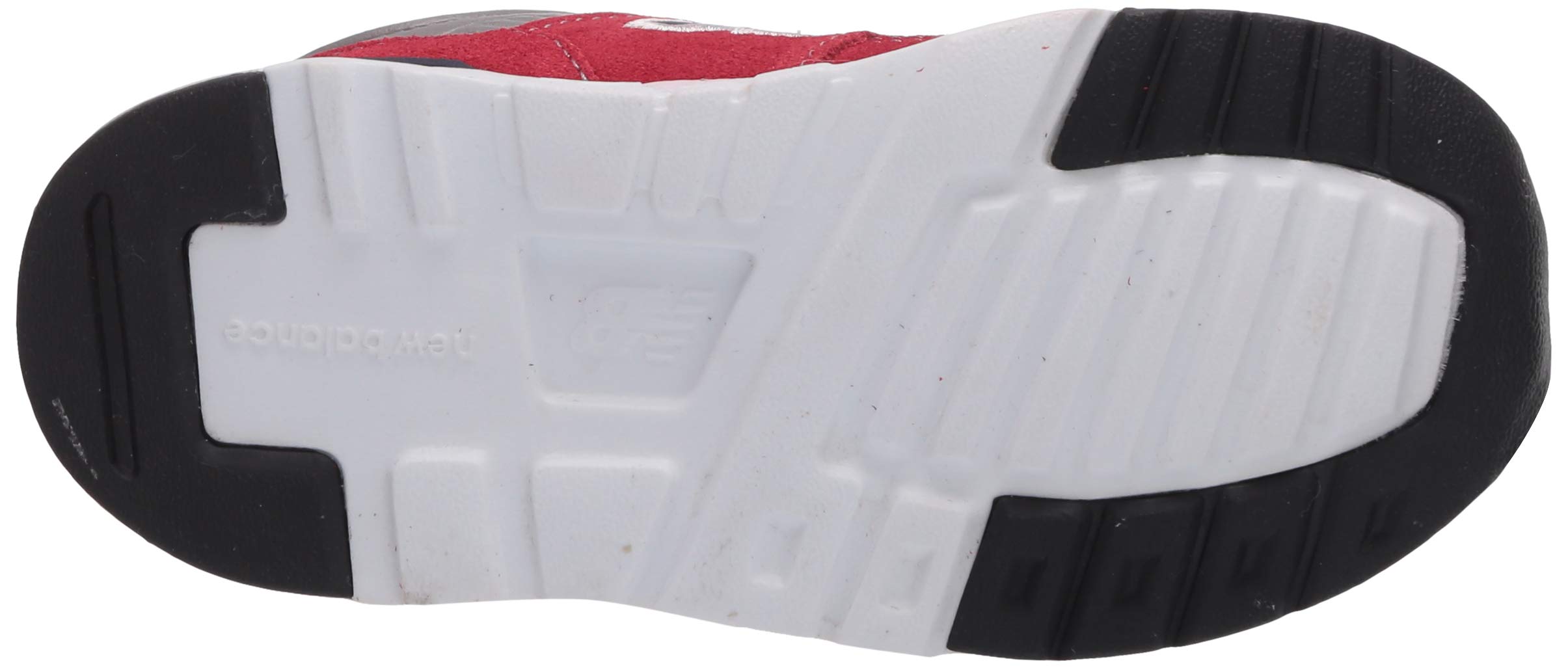 New Balance Kid's 997h V1 Lace-up Sneaker, Team Red/Pigment, 2 Wide Infant