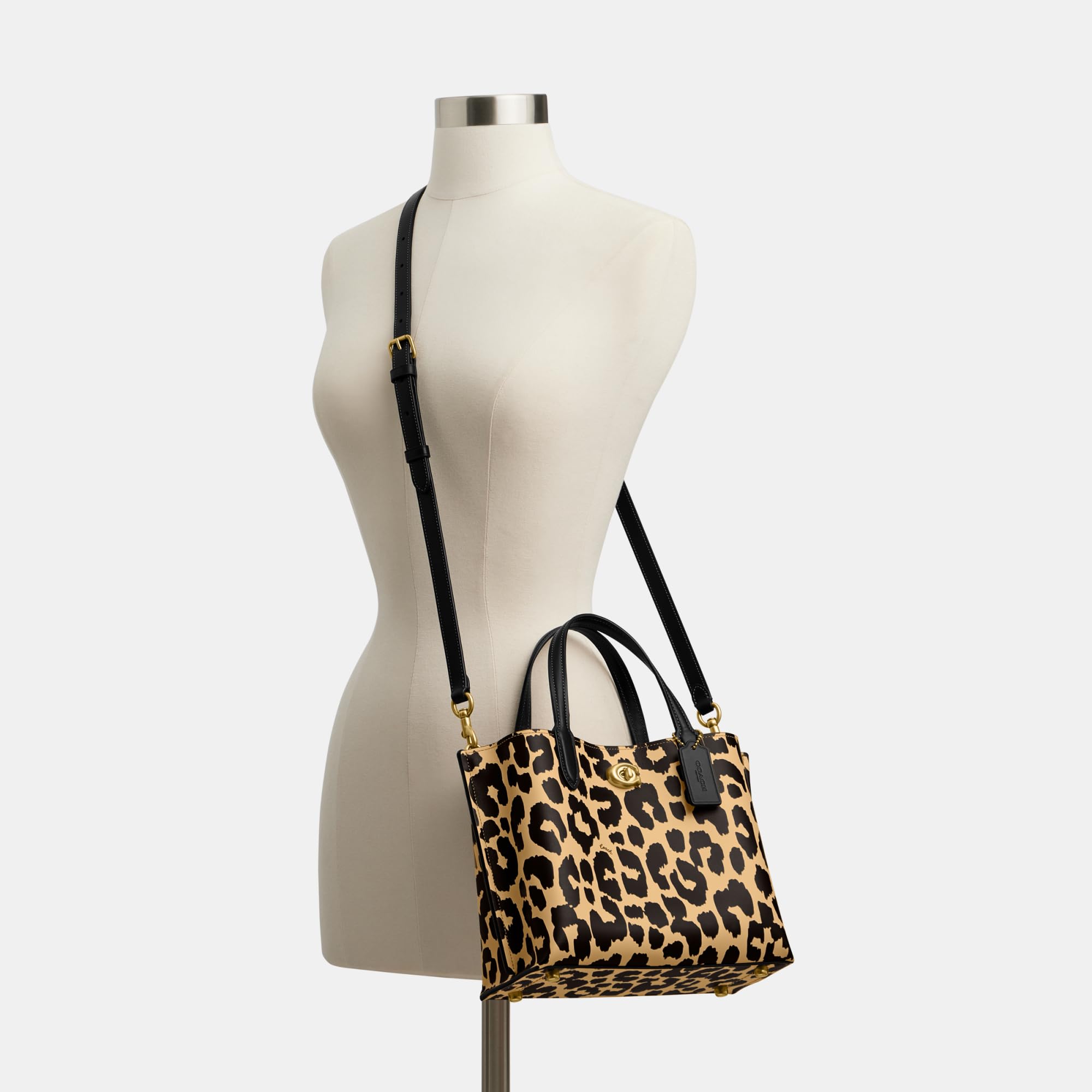 COACH Print Willow Tote 24, Leopard