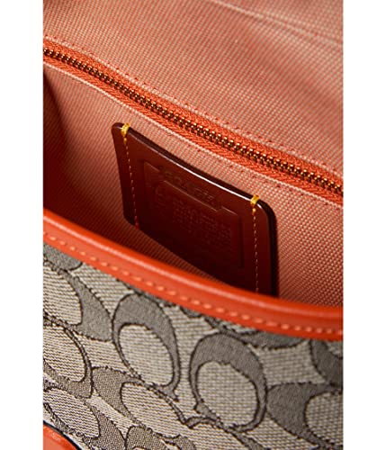 Coach Signature Jacquard Soho Bag Sun Orange One Size